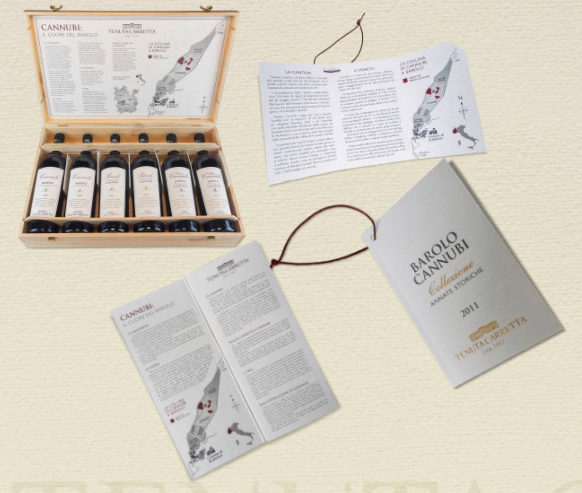 Tenuta Carretta Barolo Cannubi Historical Vintage Collection 2010-2012 ...